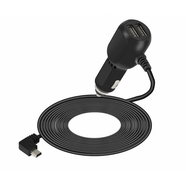11.5ft Dash Cam Car Charger Kit LED Mini USB Power Cable Cord for DVR ...