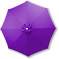 11.5ft Patio Umbrella Replacement Canopy 8 Ribs, Waterproof & Fade ...