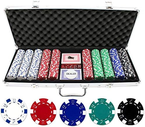 11.5g 500pc Dice Poker Chip Set - Walmart.com