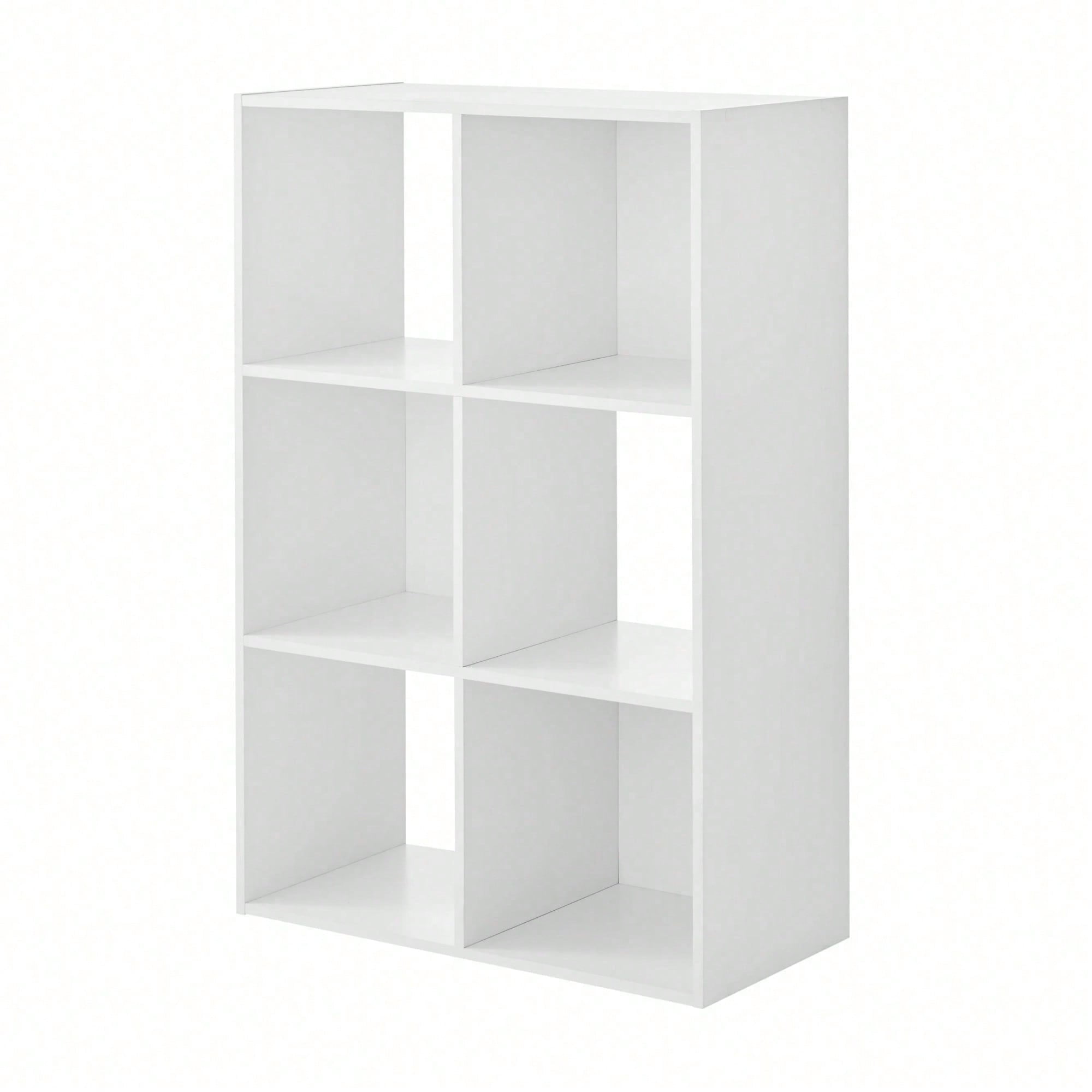 11" 6 - Cube Storage Organizer – A sleek, white storage solution ...