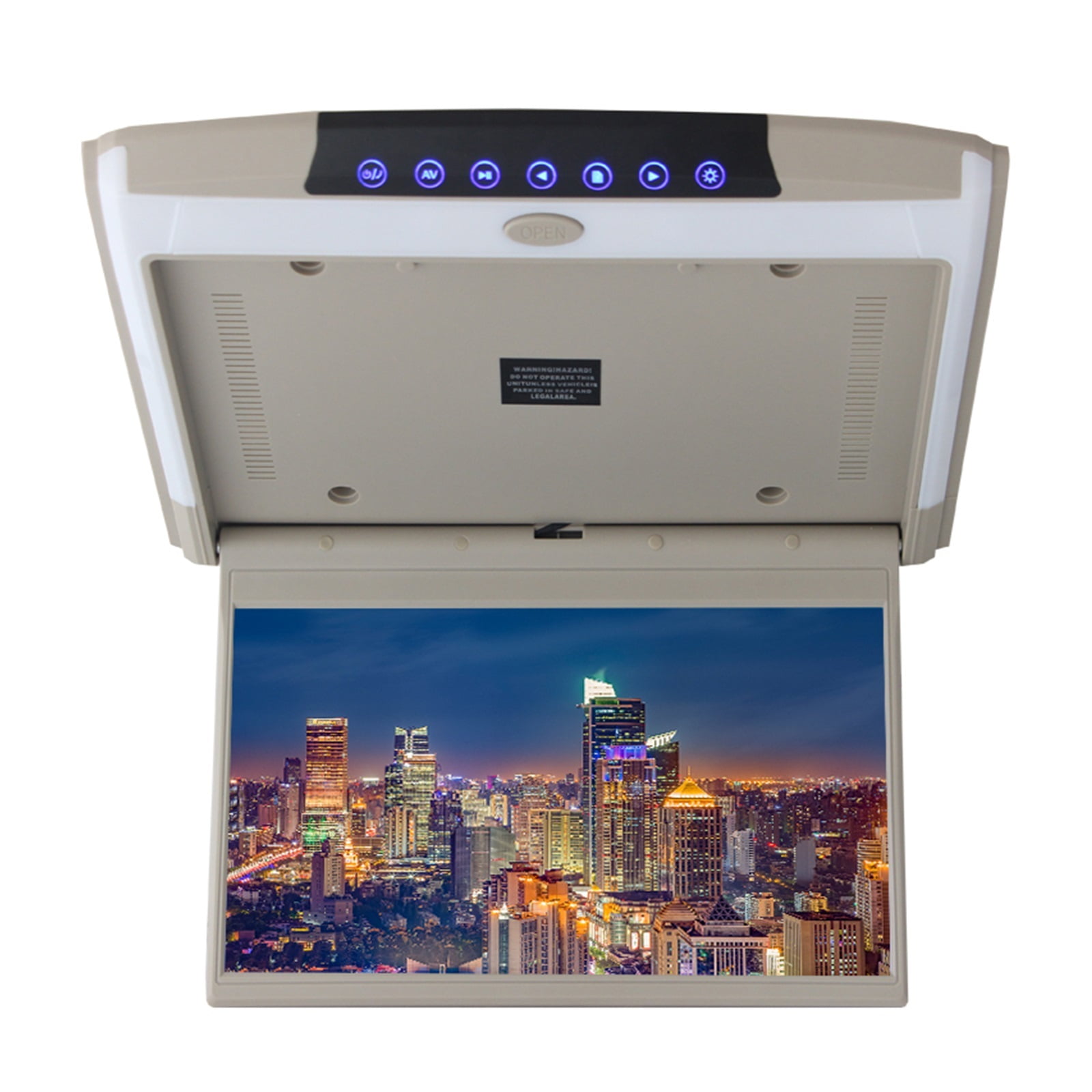 11.6 Inch Car Roof Mount Monitor HD LCD Screen Video Playe 1080P Filp ...