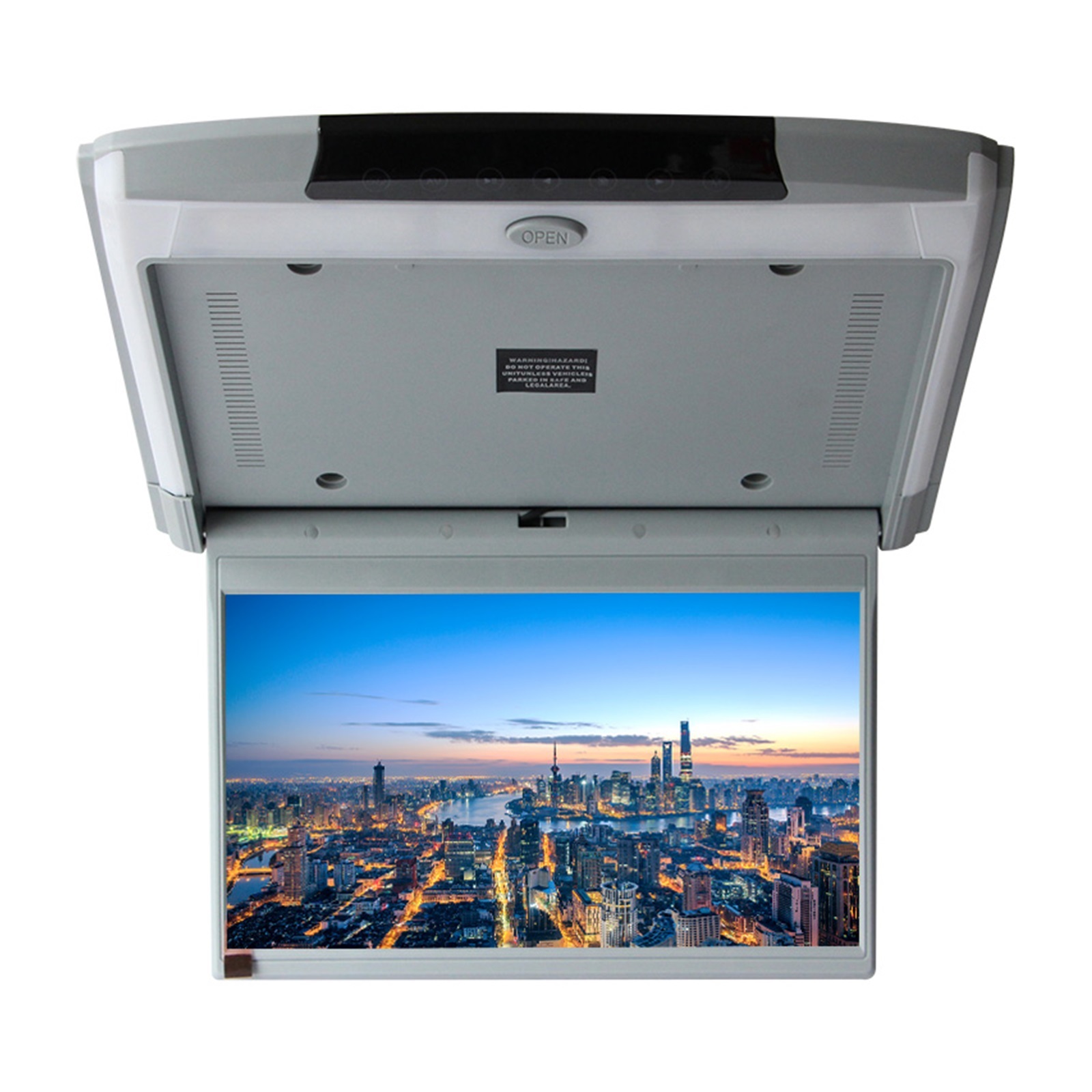 11.6 Inch Car Roof Mount Monitor HD LCD Screen Video Playe 1080P Filp ...