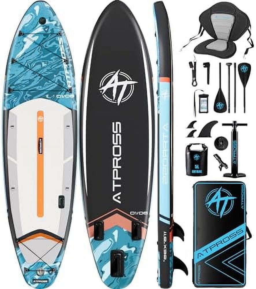 11'6"x35" Inflatable Paddle Board, 450lbs Extra Wide Stand Up ...