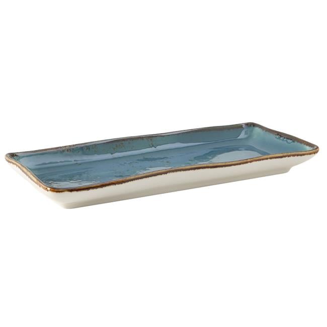 11.62 in. Geode Azure Tray, Beige & Blue - Walmart.com