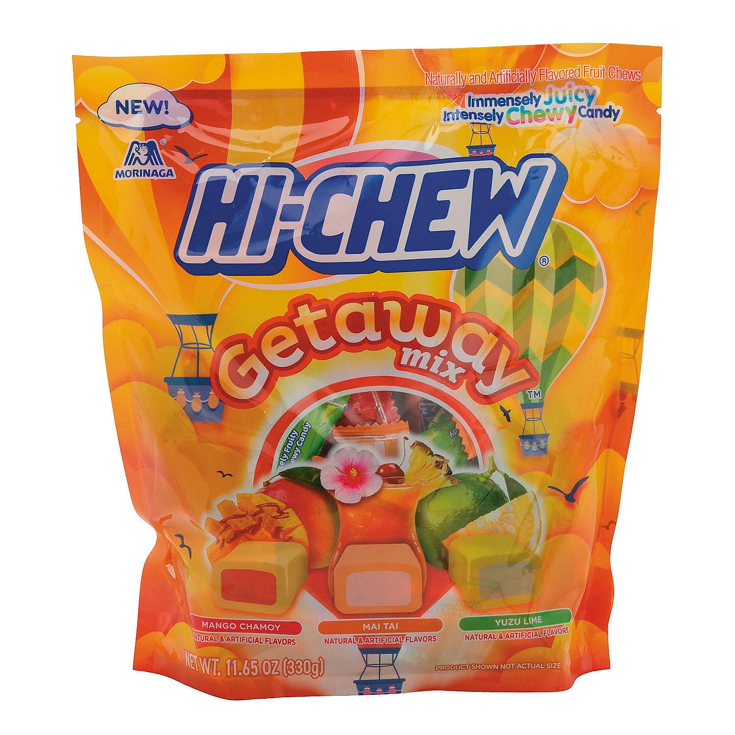 11.65 oz. Hi-Chew Getaway Mix Fruit-Flavored Chewy Candy - 66 Pc ...