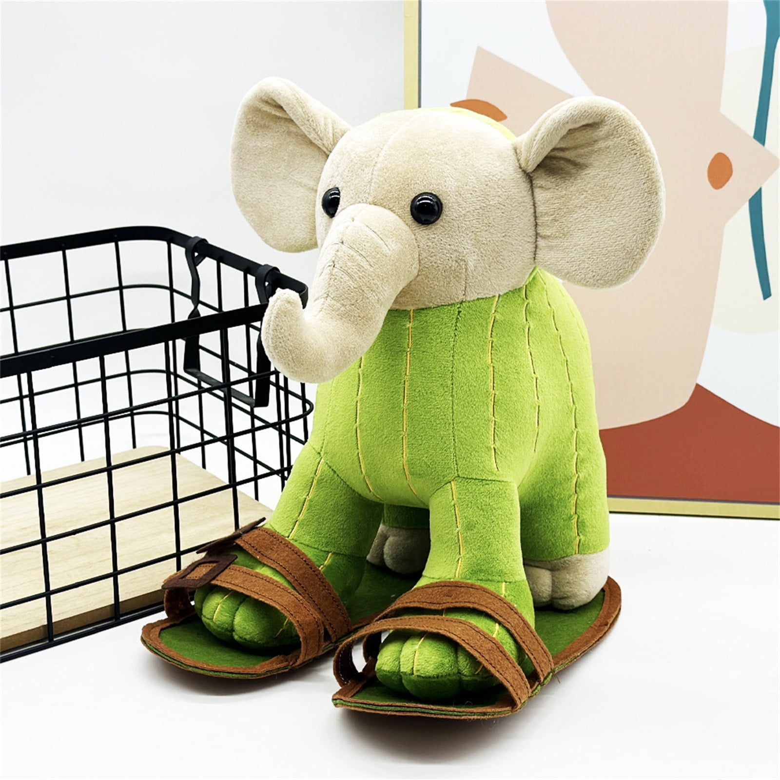 11.7" Lirili Larila Elephant Italian Brainrot Animals, Soft Stuffed ...