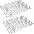 11.75 Inch Cooling Baking Rack Set of 2, Stainless Steel Grid Cooking ...