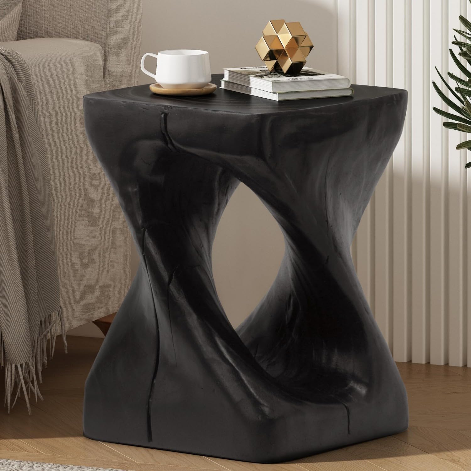 11.75" Small End Table for Living Room Drink Table Side Table Martini ...