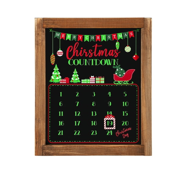 Christmas Countdown Sign