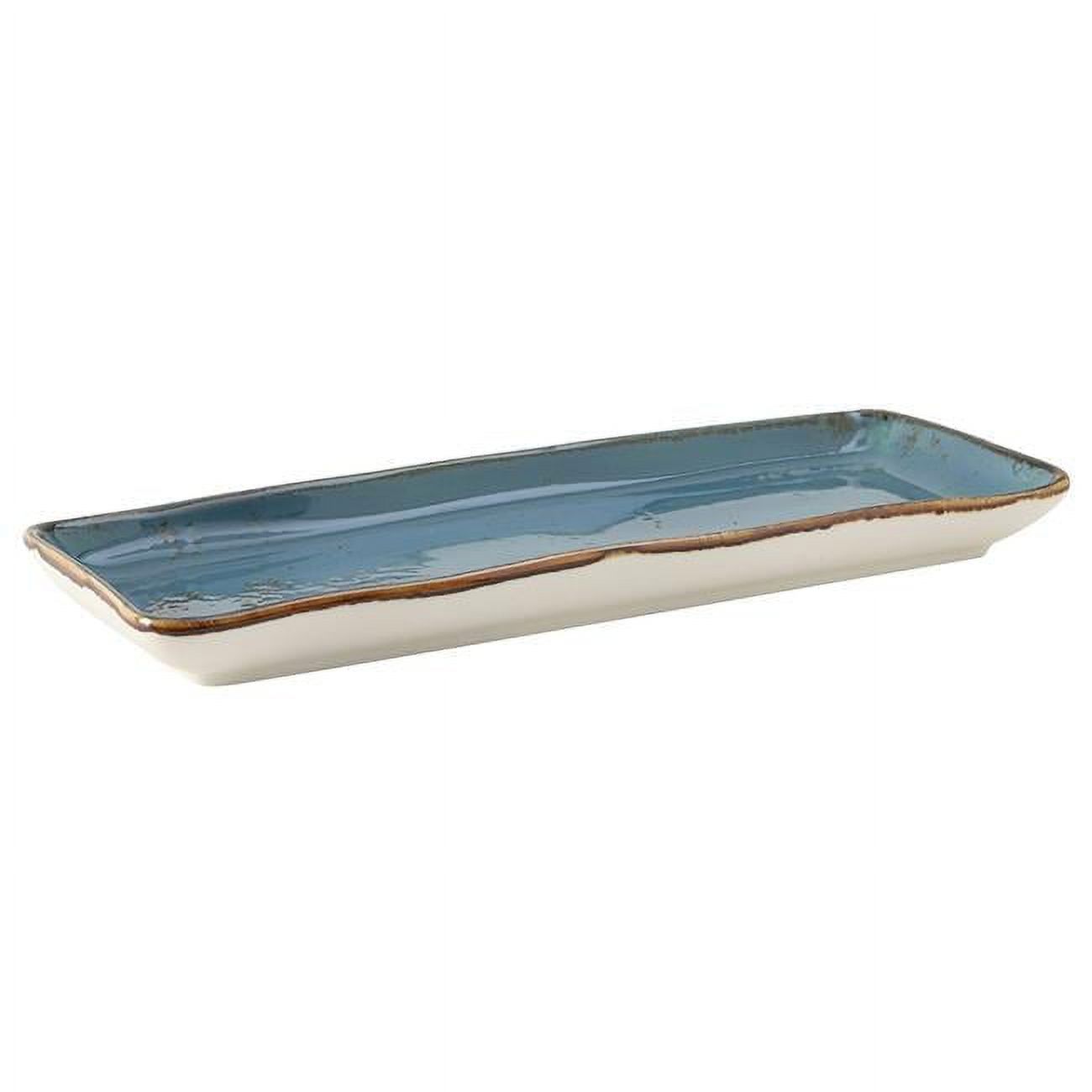 11.75 in. Geode Azure Tray, Beige & Blue - Walmart.com