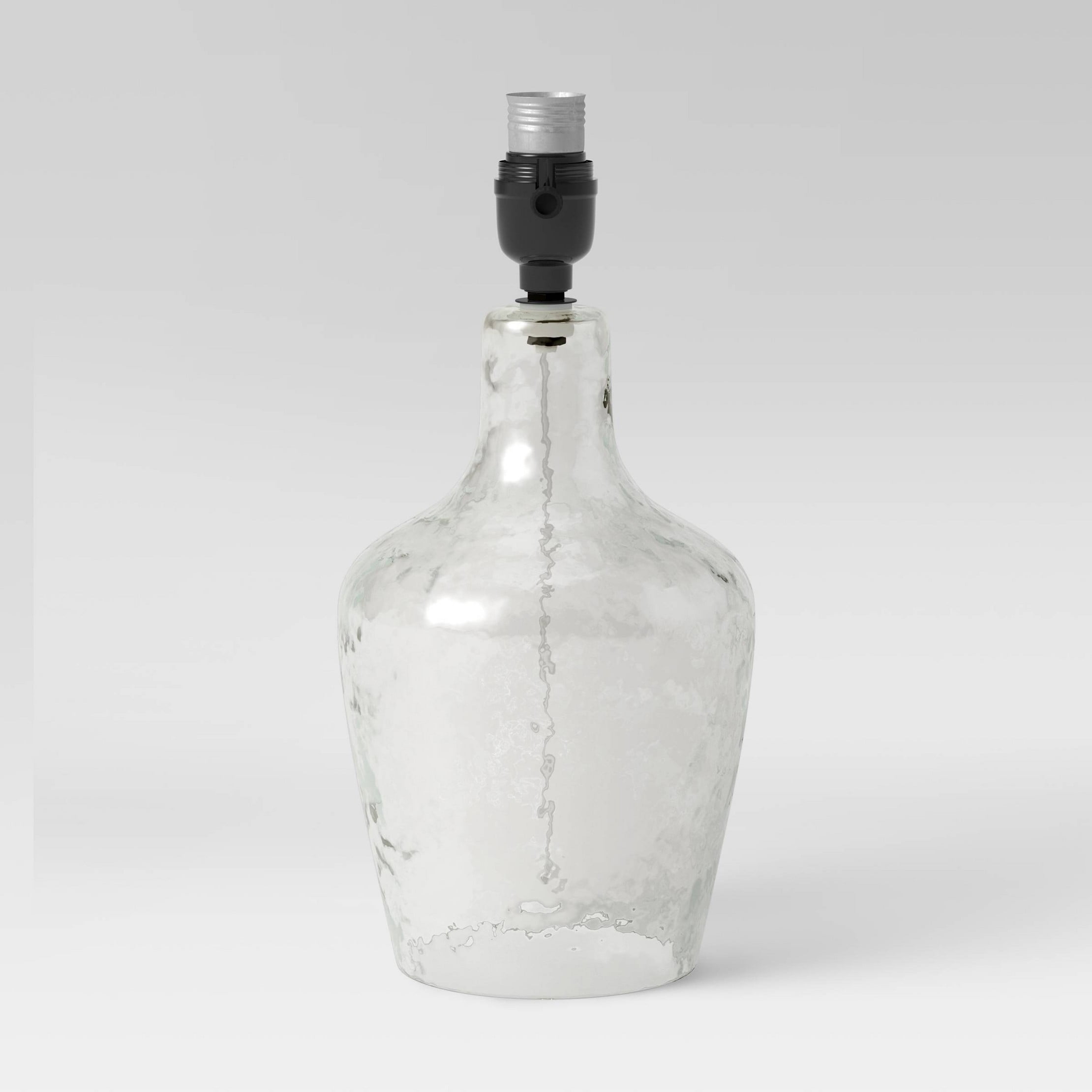 11.75"x5.75" Artisan Glass Jug Small Lamp Base Clear (Includes Energy ...