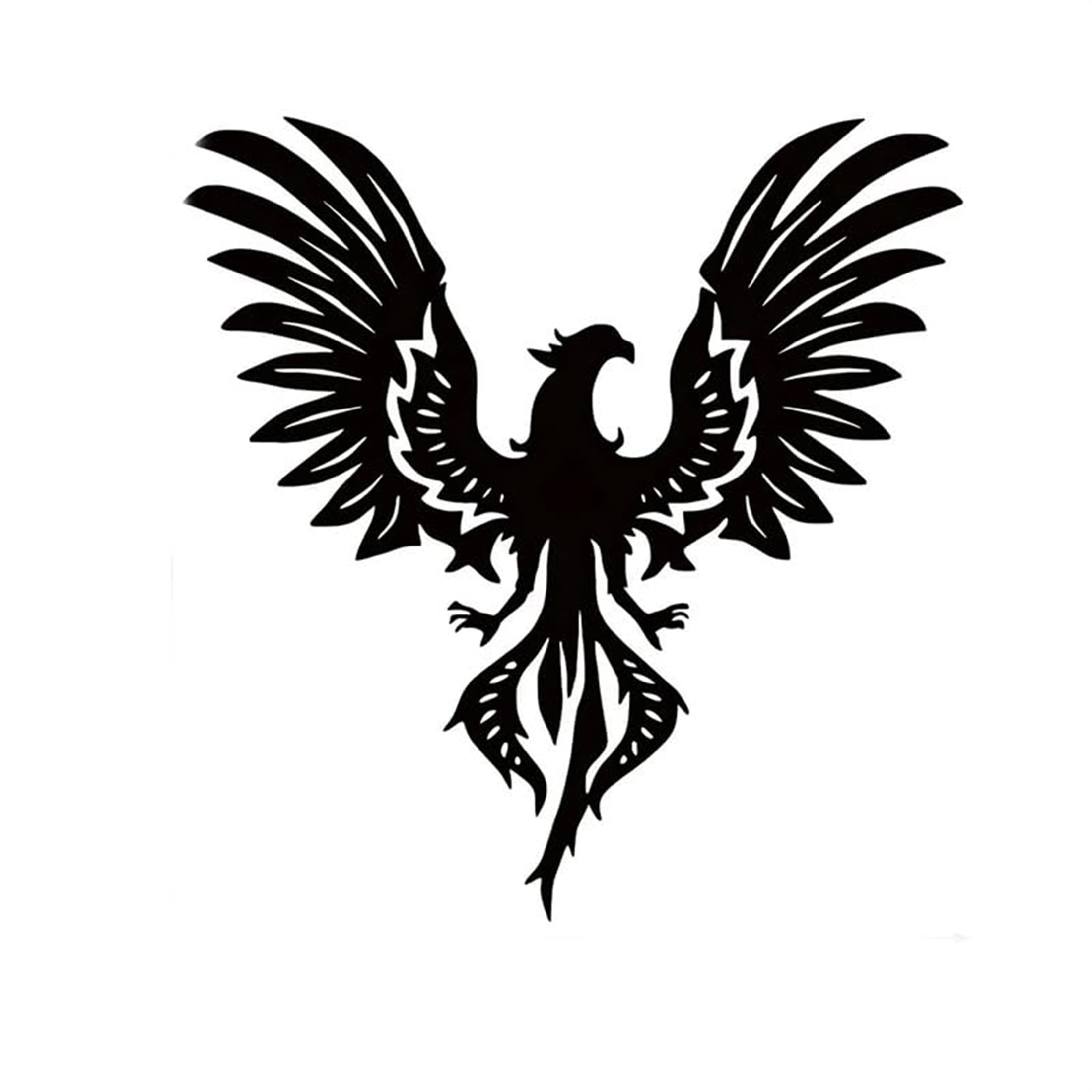 11.8×11.45 Inches Crafts 1pc Metal Phoenix Wall Decor Phoenix Wall ...