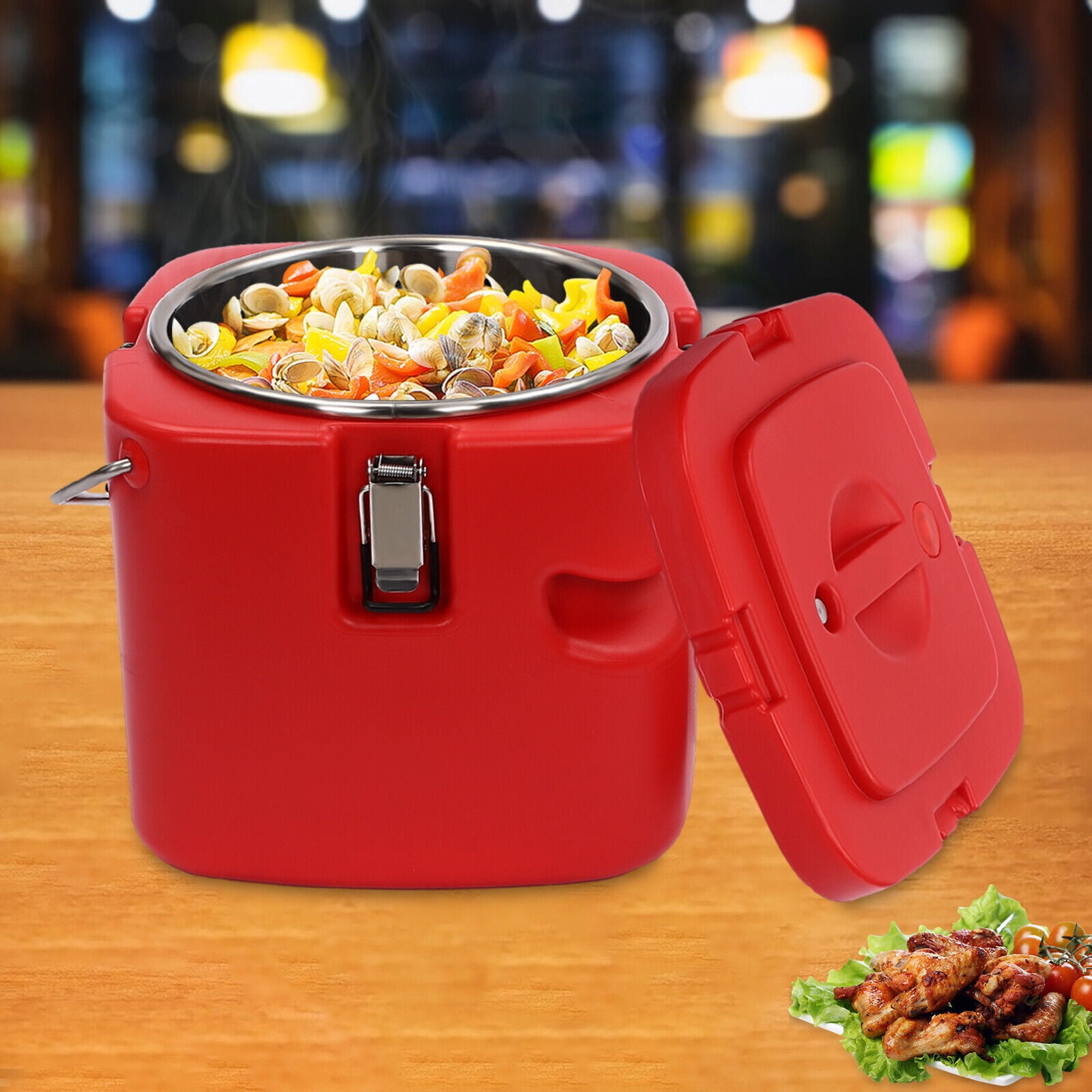 11.8*11.8*11.2in 10Qt Insulated Food Pan Carrier Box Long-lasting ...