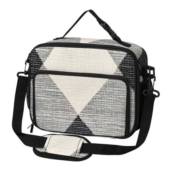 11.8×9.6in Large Capacity Rectangular Lunch Bag Durable Storage ...