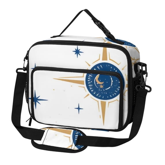 11.8×9.6in Large Capacity Rectangular Lunch Bag Durable Storage ...