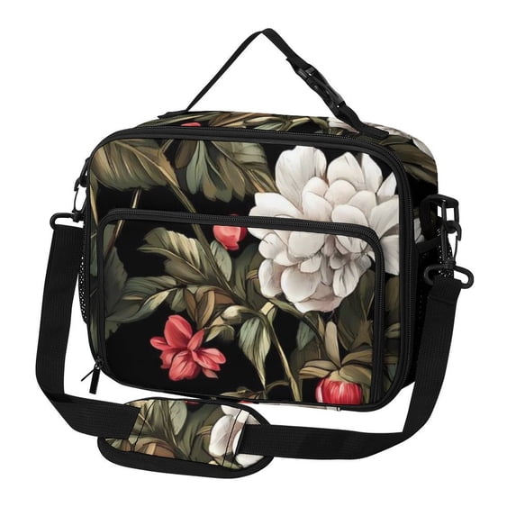 11.8×9.6in Large Capacity Rectangular Lunch Bag Durable Storage ...