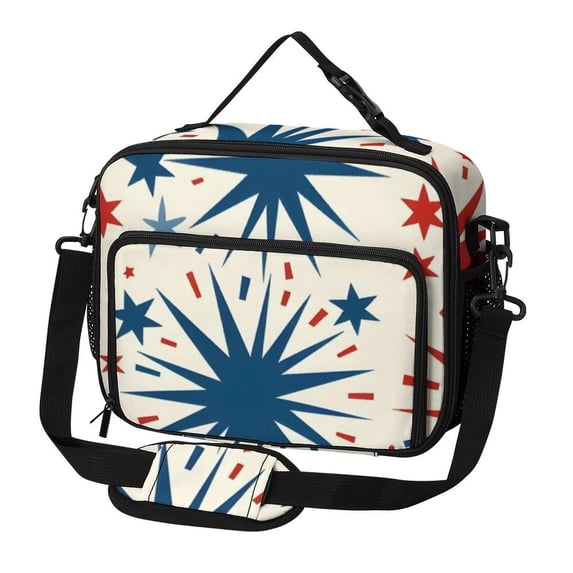 11.8×9.6in Large Capacity Rectangular Lunch Bag Durable Storage ...