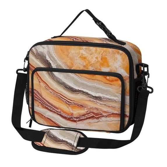 11.8×9.6in Large Capacity Rectangular Lunch Bag Durable Storage ...