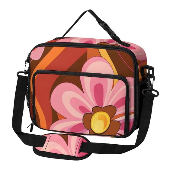 11.8×9.6in Large Capacity Rectangular Lunch Bag Durable Storage ...