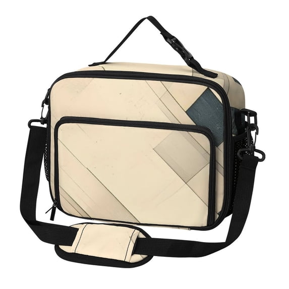 11.8×9.6in Large Capacity Rectangular Lunch Bag Durable Storage ...