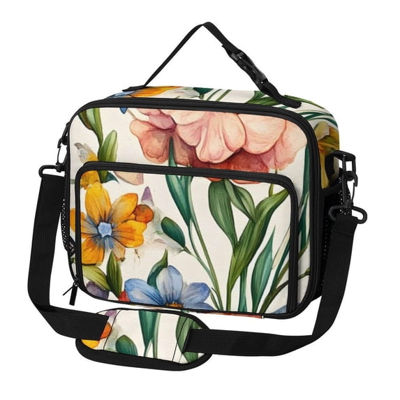 11.8×9.6in Large Capacity Rectangular Lunch Bag Durable Storage ...