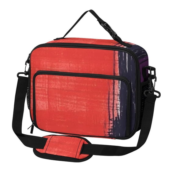 11.8×9.6in Large Capacity Rectangular Lunch Bag Durable Storage ...