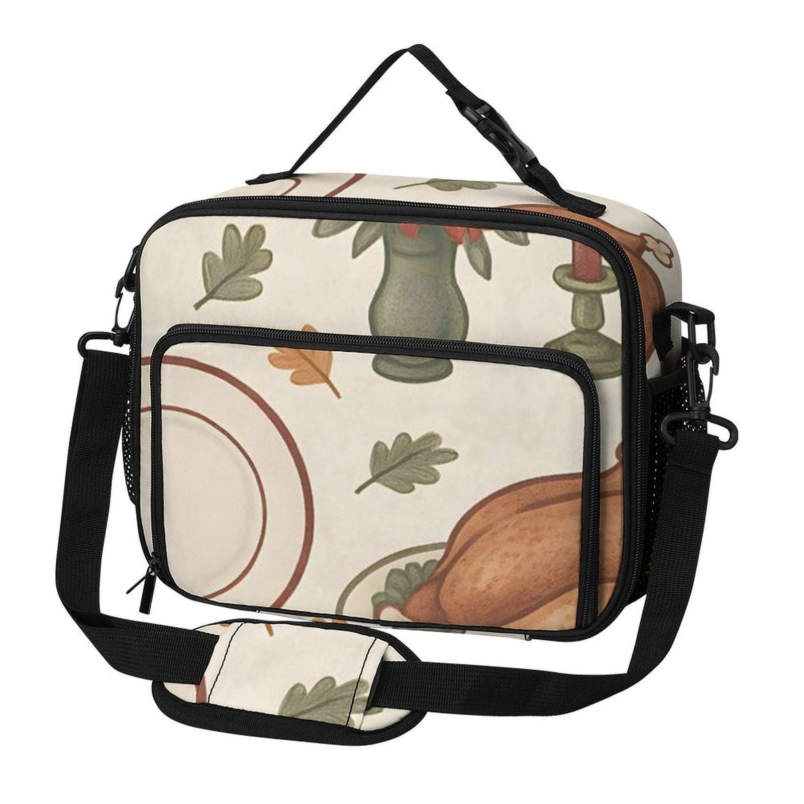 11.8×9.6in Large Capacity Rectangular Lunch Bag Durable Storage ...