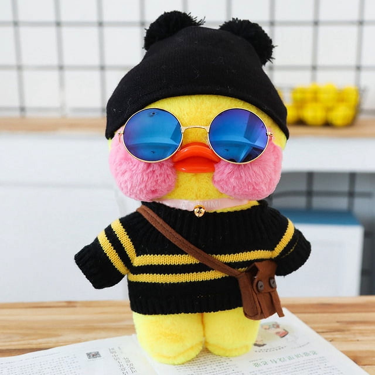 11.8" Cute Plushie Lalafanfan Mini Yellow Ducks Cute Doll Soft Toys ...
