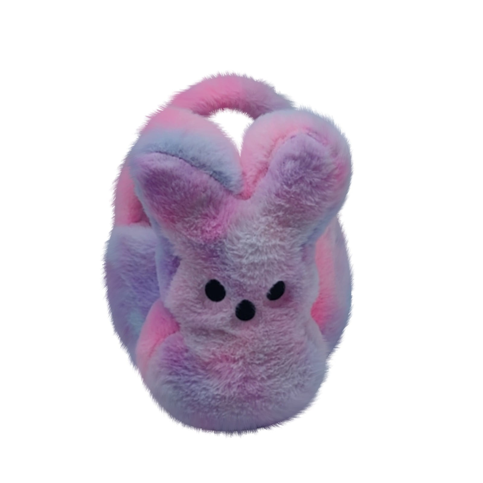 11.8" Easter Plush Rabbit Hand Basket, Cute Tie Dyed Plush Ornaments ...