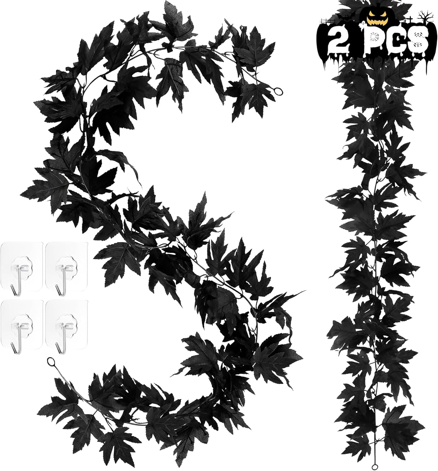 11.8 FT Fall Decor, 2 PC Fall Garland for Mantle, Fall Decorations for ...
