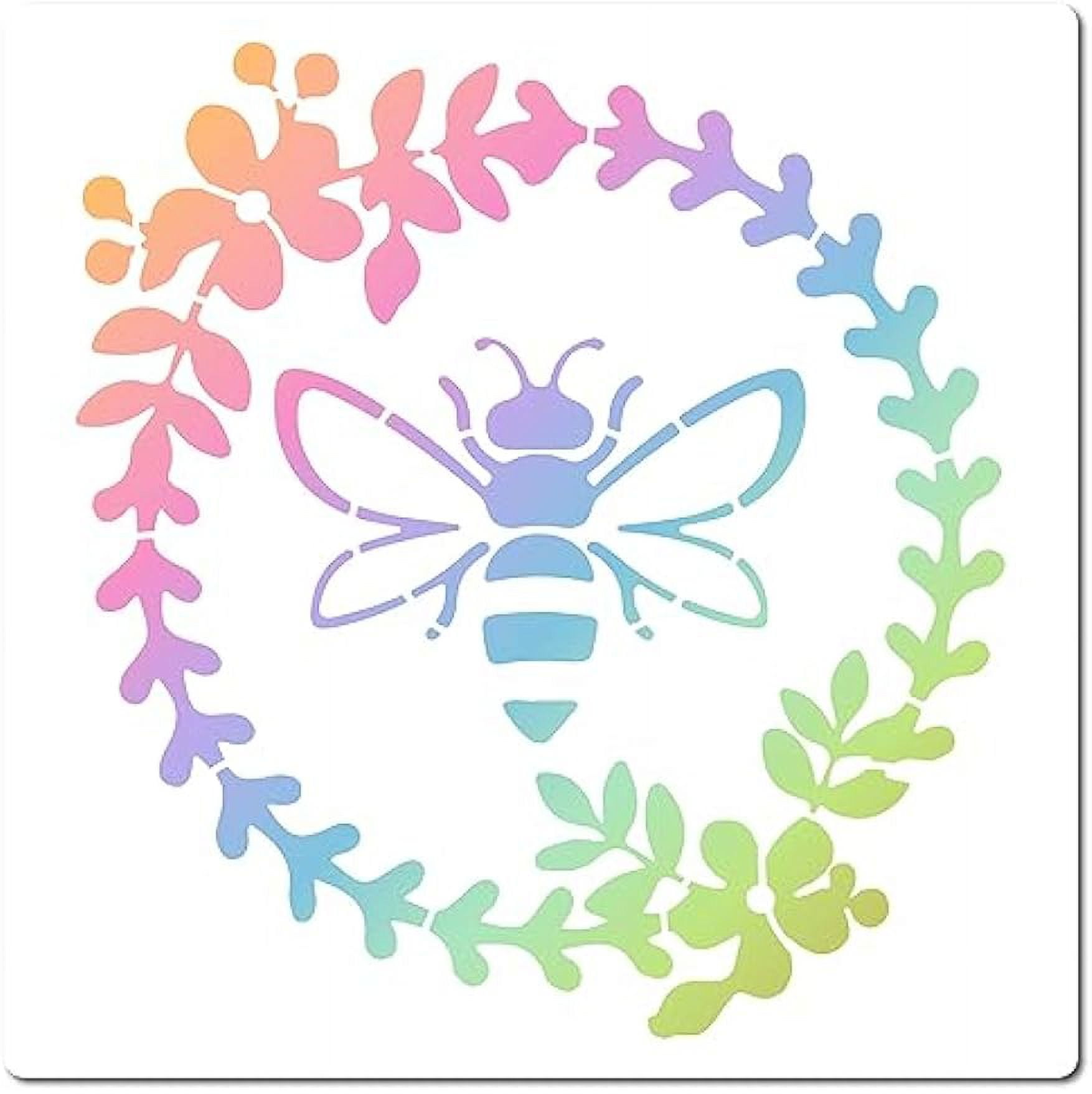 11.8 Inch Bee Stencil Reusable Painting Plastic Drawing Templates DIY ...