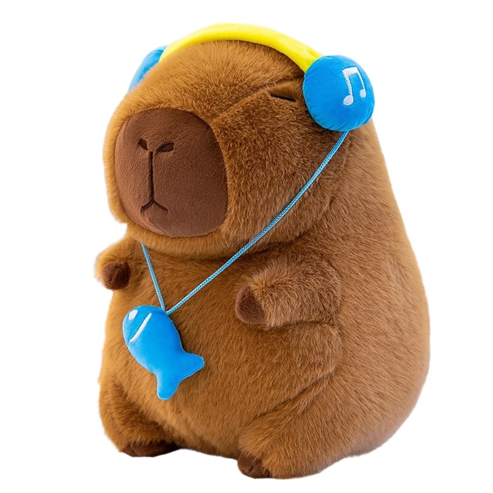 11.8-Inch Capybara Plush Toy - Summer Pool Beach Stuffed Animal Gift ...