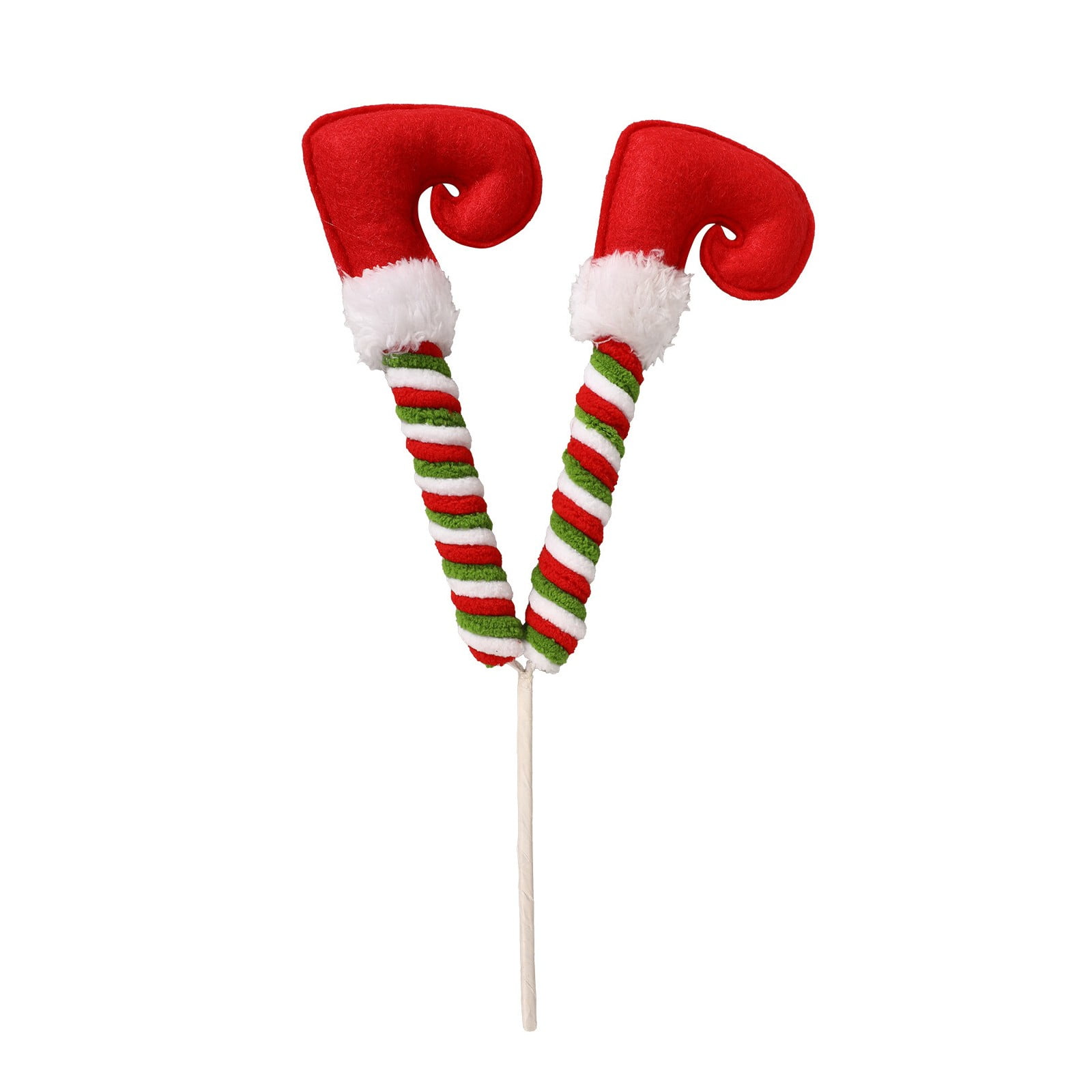 11.8 Inch Christmas Elf Legs Picks - Feet Tree Ornaments With Fixed ...