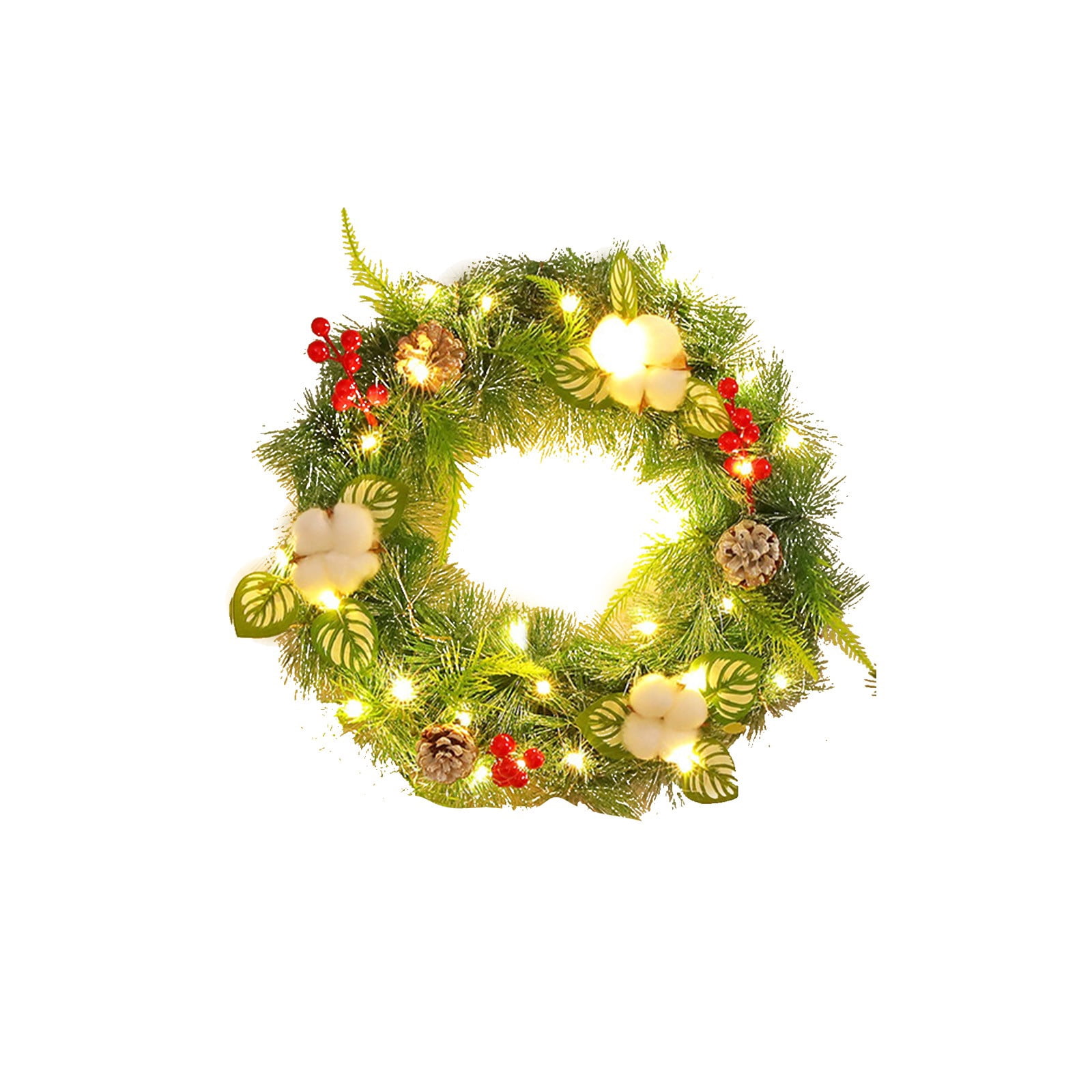 11.8 Inch Christmas Wreath for Front Door Christmas Decorations Xmas ...