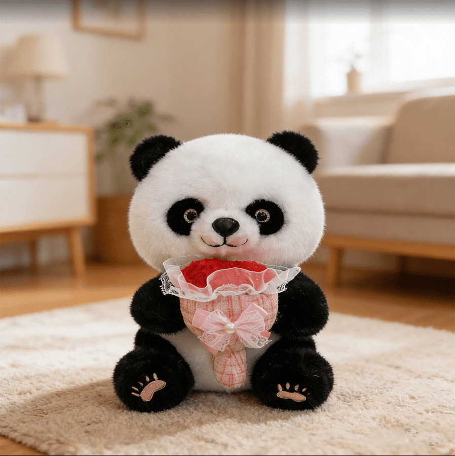11.8 Inch Panda Plush Cute Pandy Stuffed Animals Soft and Adorable ...