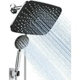 11.8 Inch Rectangle Rain Shower Head - Shower Heads with 6 Modes ...