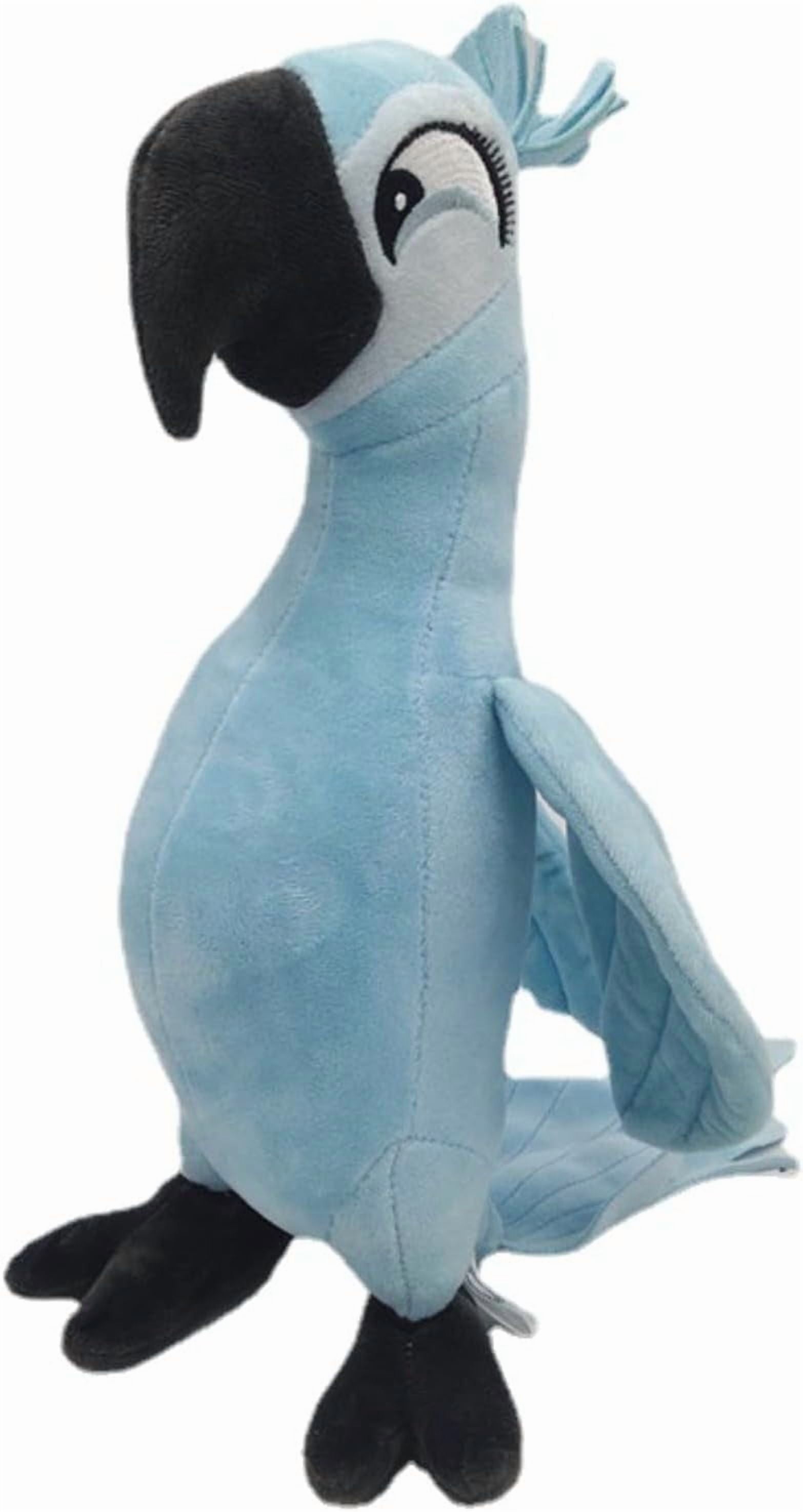 11.8 Inch Rio Blu Plush, Soft Cartoon Blue Macaw Stuffed Parrot Throw ...