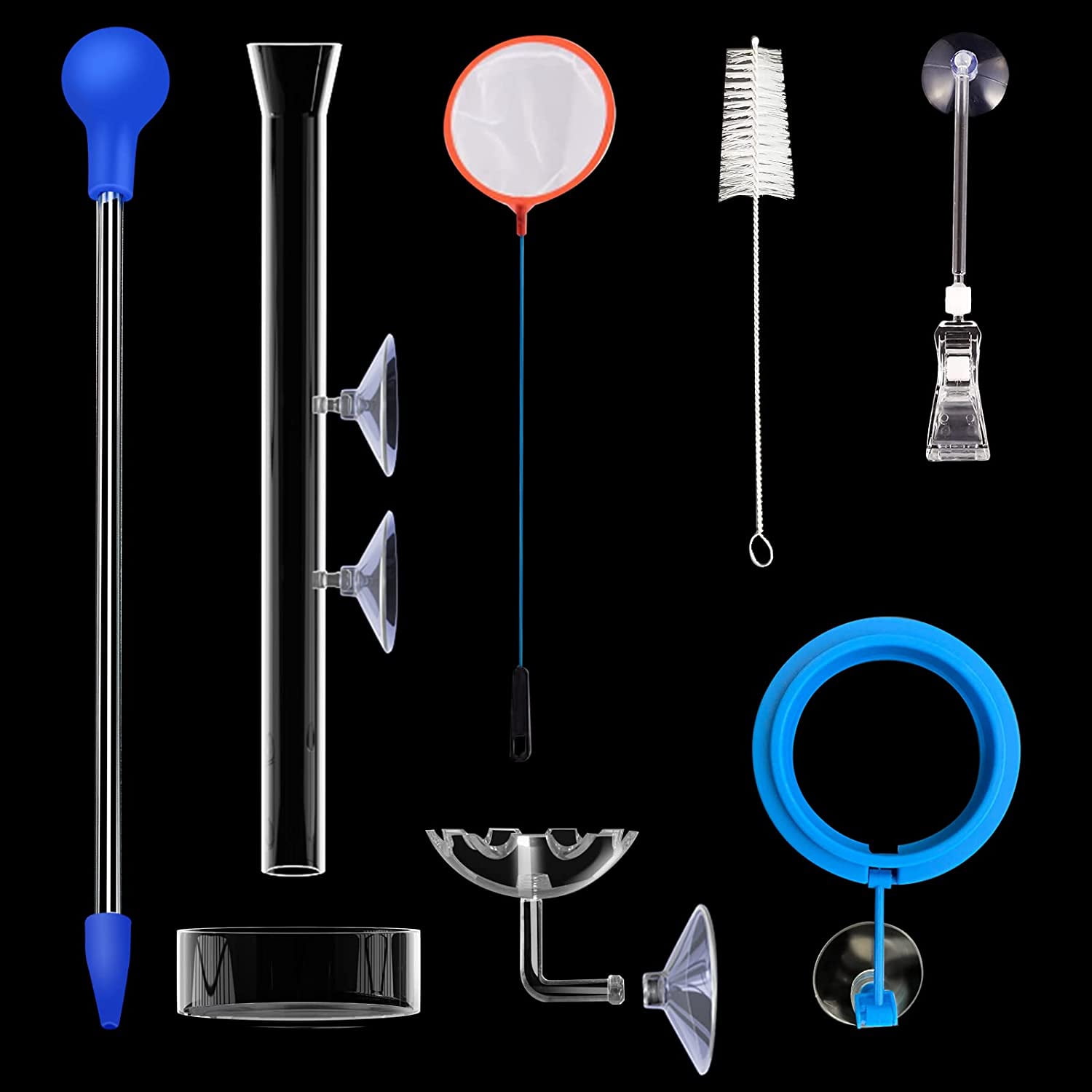 11.8 Inch Shrimp Feeding Tube with Shrimp Feeding Dish，Shrimp Feeding ...