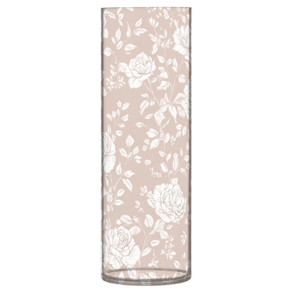 11.8 Inch Unbreakable Clear Plastic Vase Cylinder Flower Vase ...
