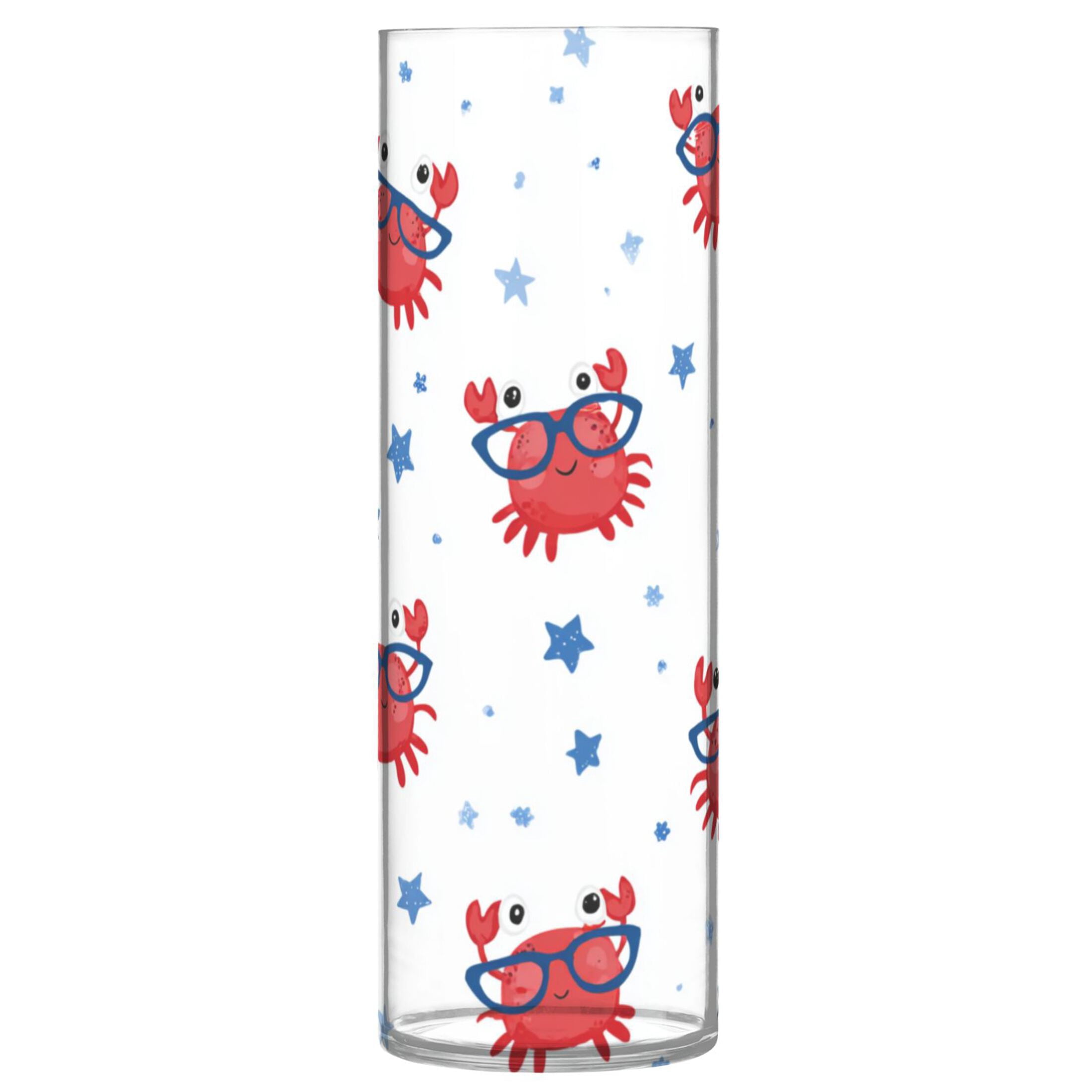 11.8 Inch Unbreakable Clear Plastic Vase Cylinder Flower Vase ...