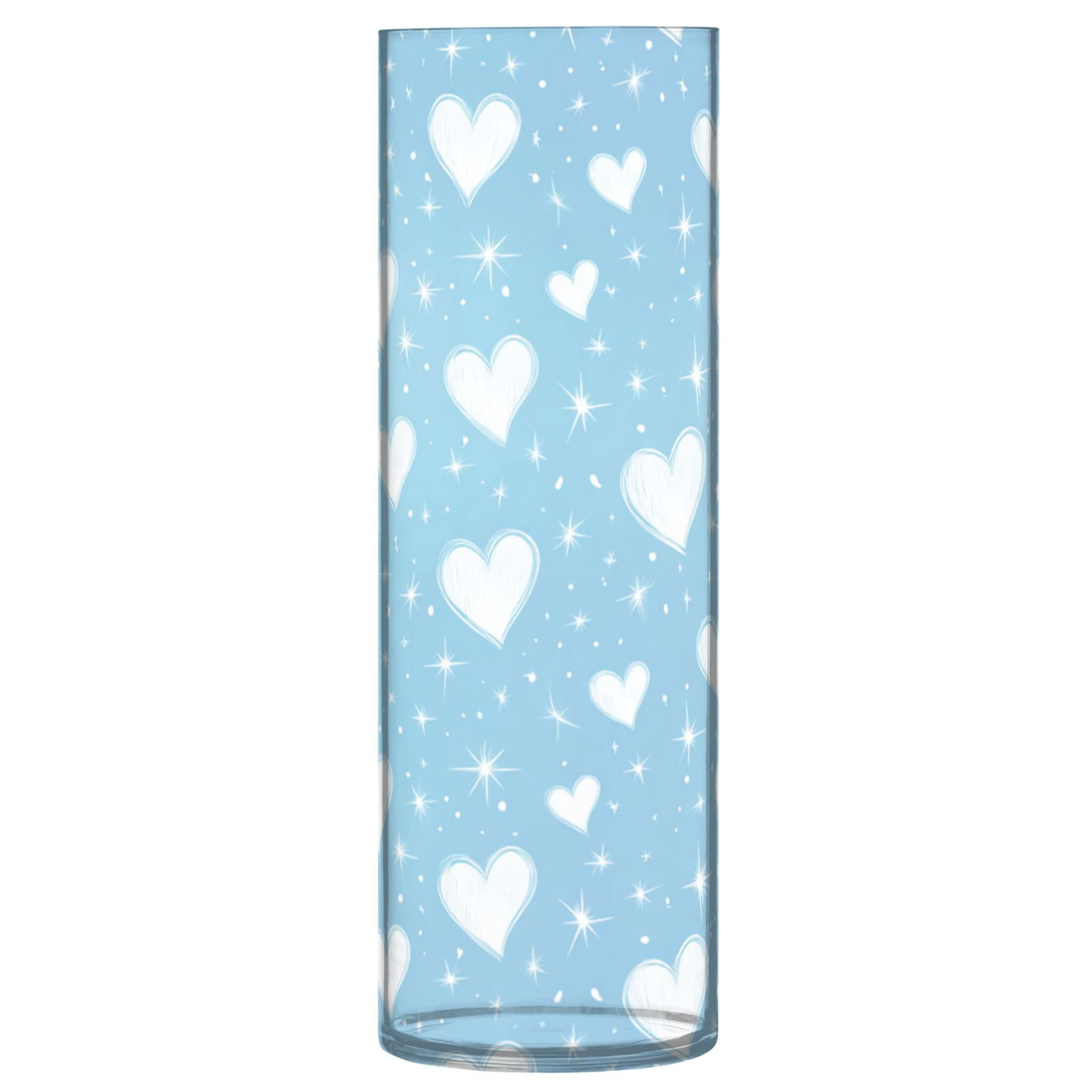 11.8 Inch Unbreakable Clear Plastic Vase Cylinder Flower Vase ...