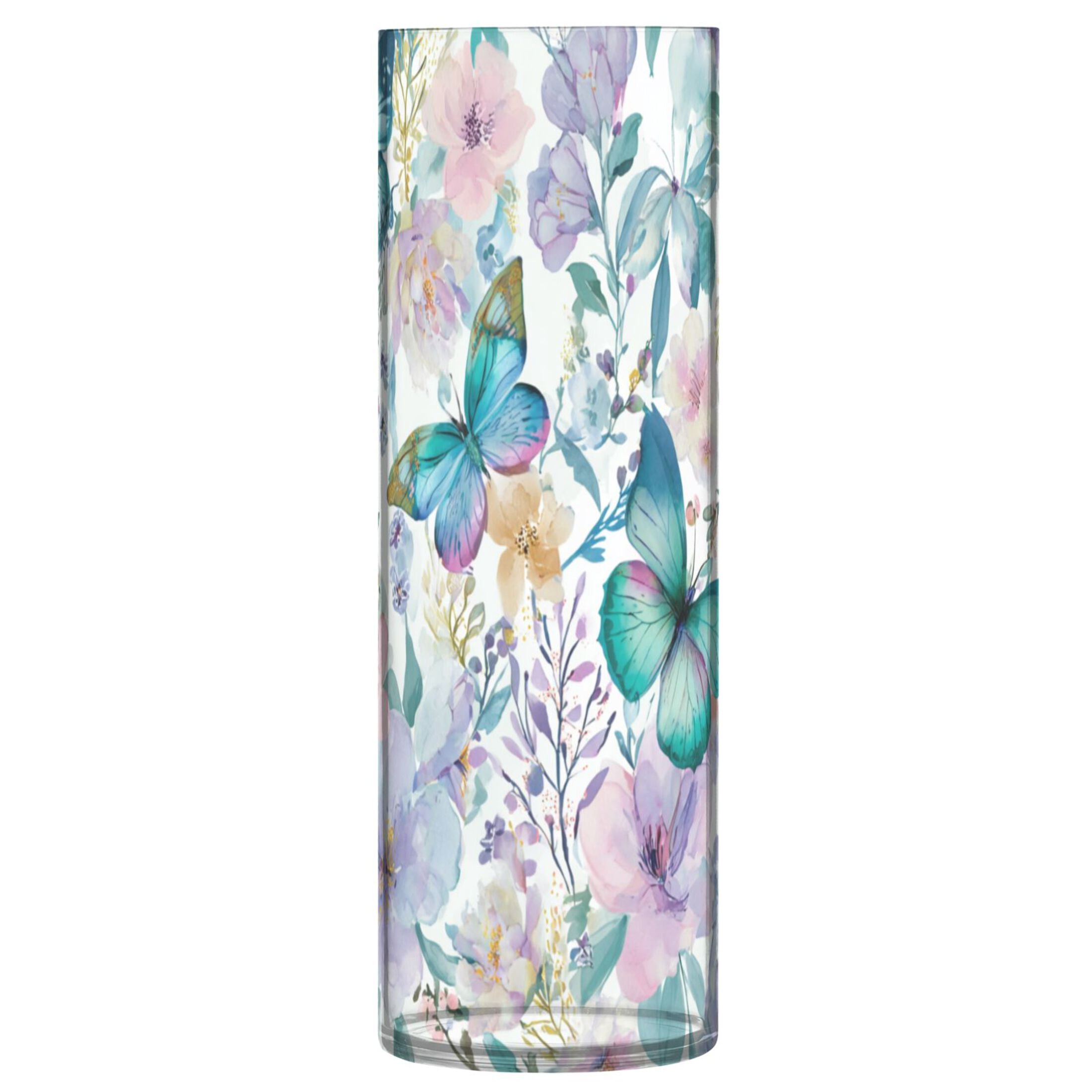 11.8 Inch Unbreakable Clear Plastic Vase Cylinder Flower Vase ...