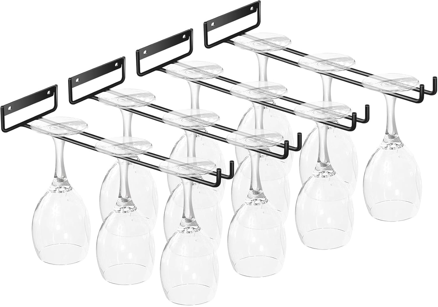 11.8 Inch Wine Glass Rack,Wine Glass Rack Under Cabinet Stainless Steel ...