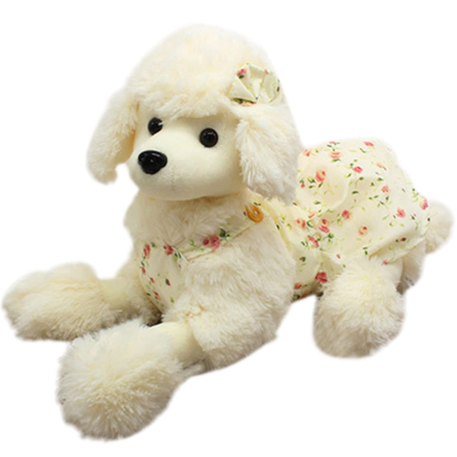 11.8" Poodle Stuffed Animal Plush, Dog Plush Toy Puppy Pillow For Kids ...