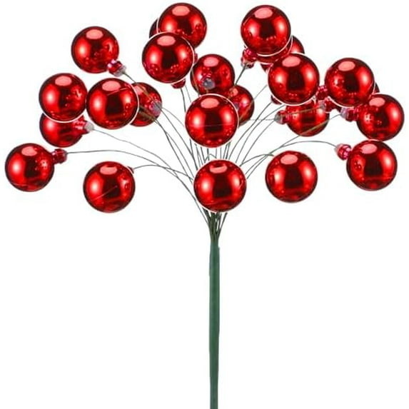 11.8" Red Cluster Ball Christmas Tree Topper Christmas Ball Cluster ...