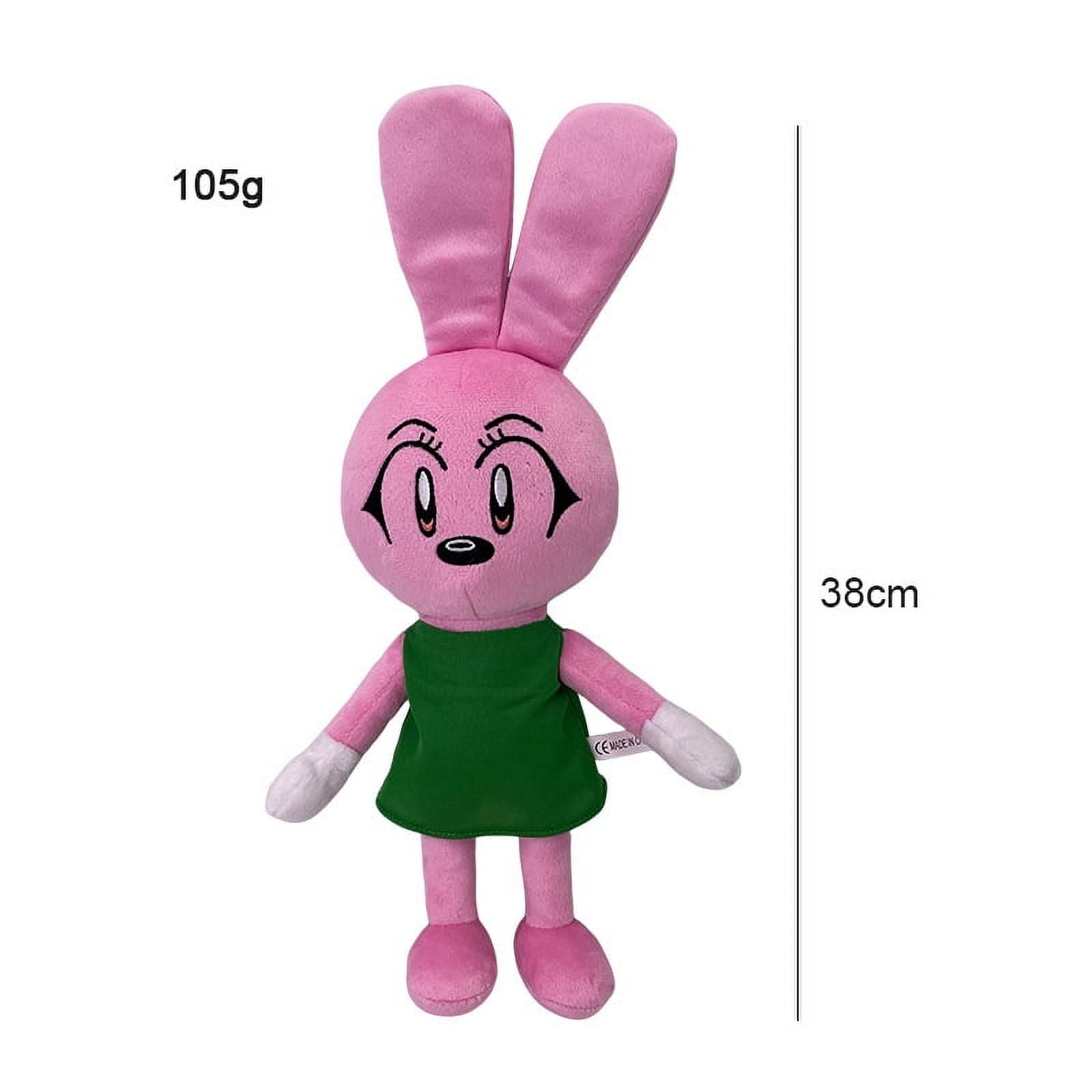 11.8" Riggy The Rabbit Monkey Plush - 14.96" Cute Rosey Rabbit Plushies ...