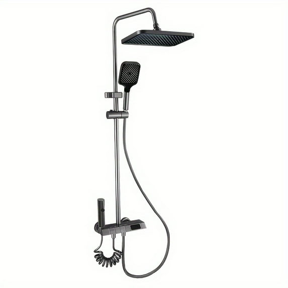 11.8'' Super Panel shower head With PVC super long hose brass body ...