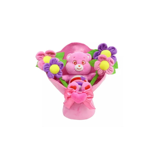 11.8" Valentine Cute Plush Bouquet - White Stuffed Animal Design ...