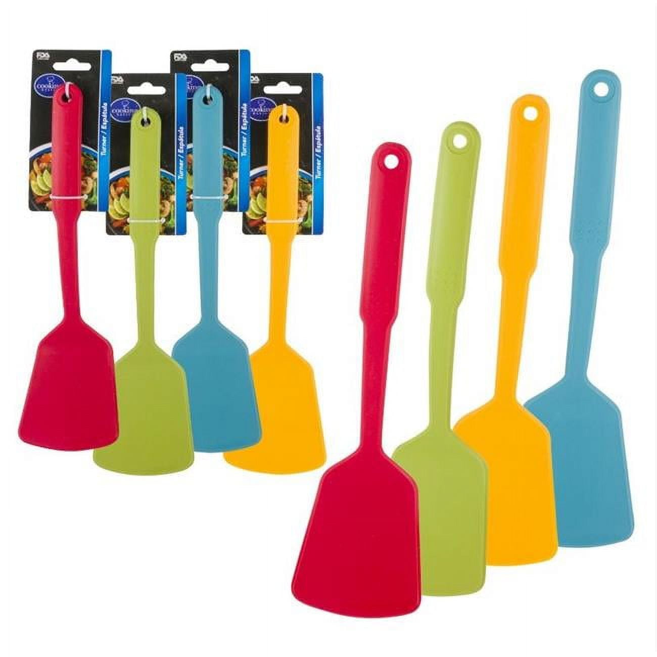 11.8 in. Kitchen Spatulas, 4 Assorted Color - Case of 48 - Walmart.com