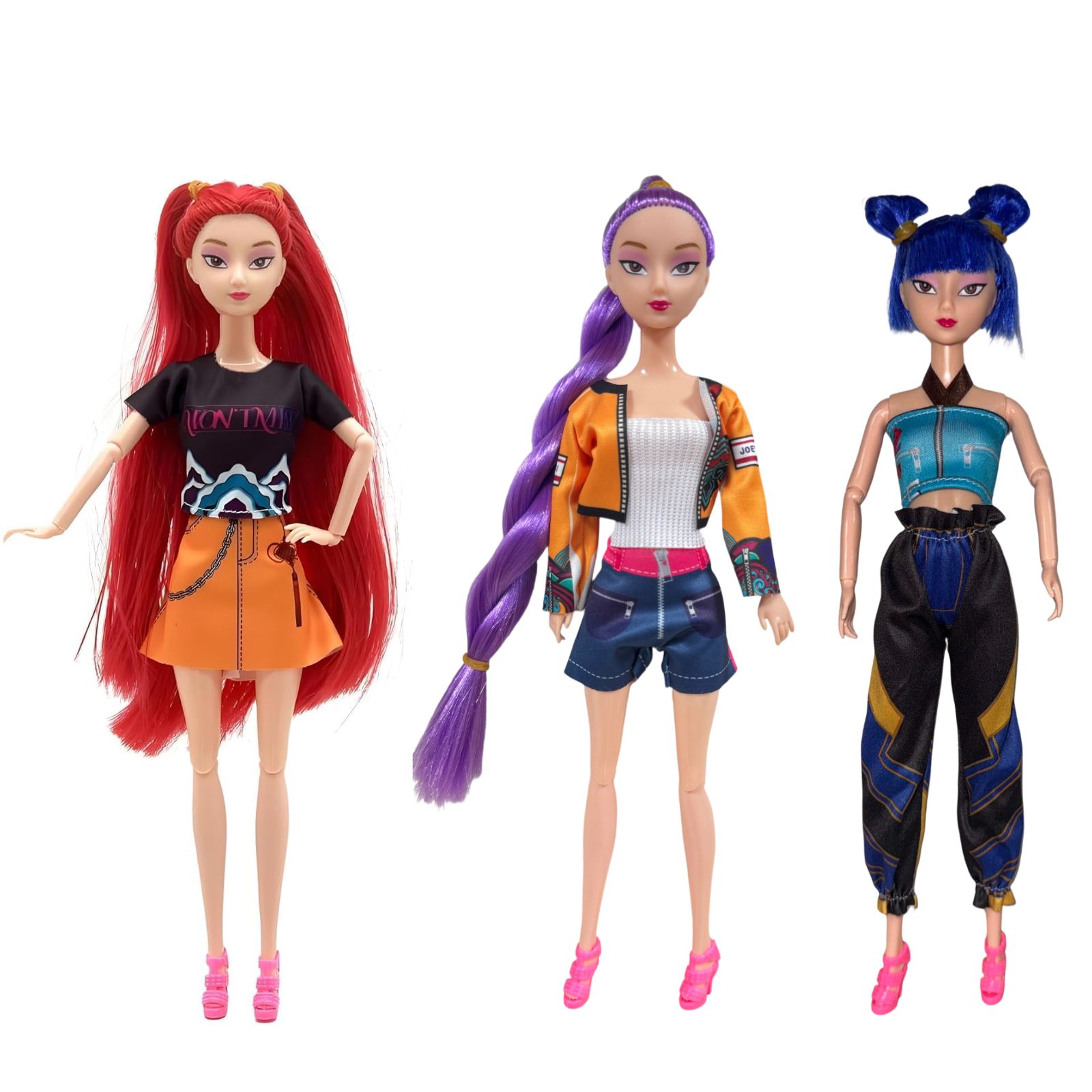 11.8 inch K+POP Action Figures Squad Member Collectible Dolls - 3 ...